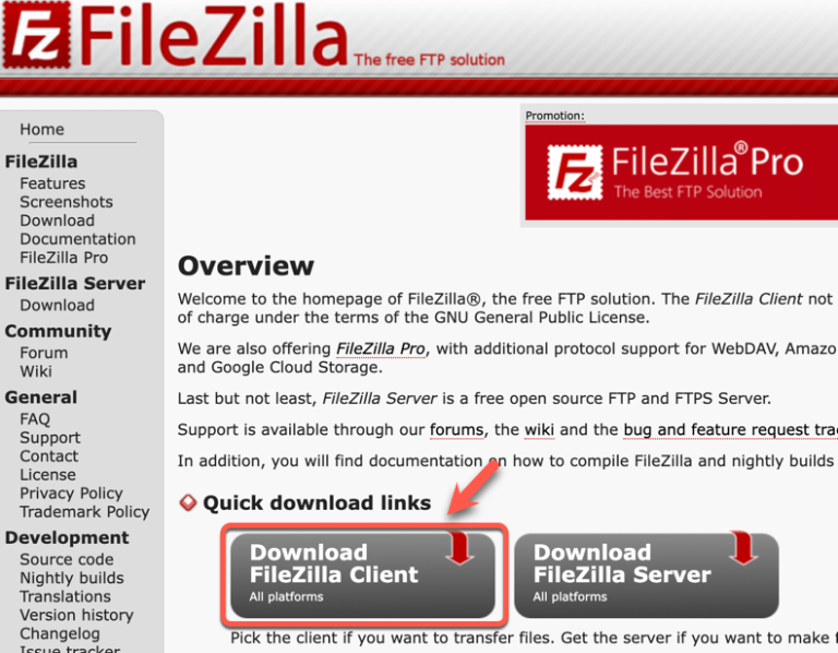 คู่มือการใช้งาน FTP ผ่านโปรแกรม FileZilla